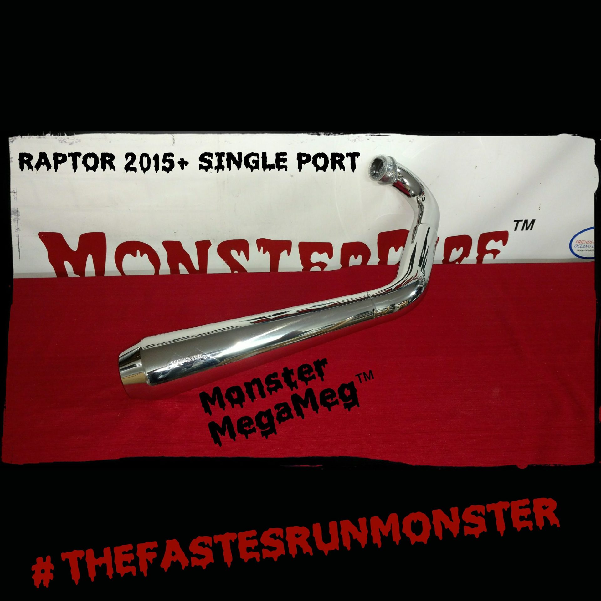 Yamaha Raptor 700 - 700R Exhaust MegaMeg™ 2015+ - Monster Quad ATV Products