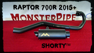 Raptor 700 Monster Exhaust