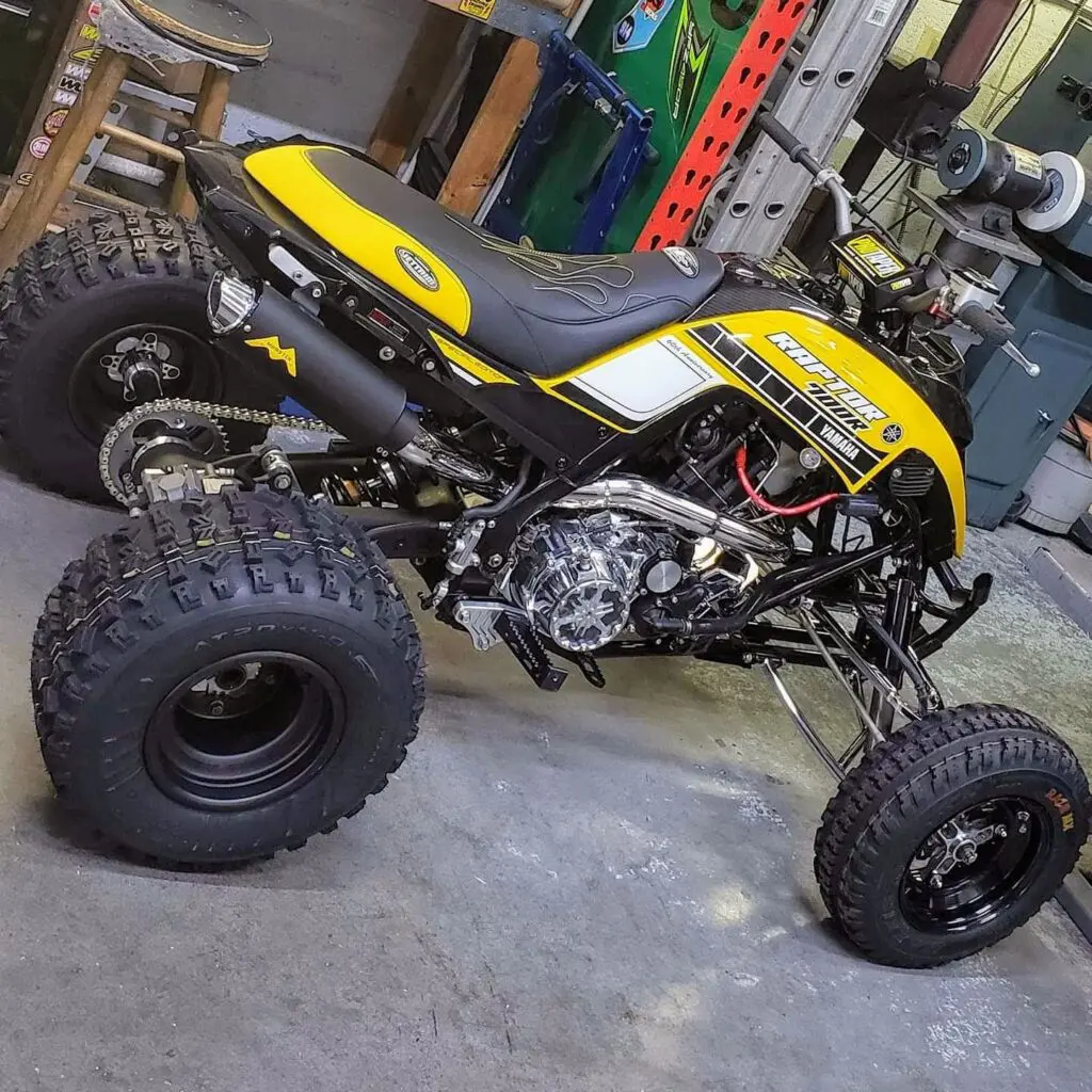 Yamaha Raptor 2015+ 700 - 700R Exhaust 2-Mod Package - Monster Quad ATV ...